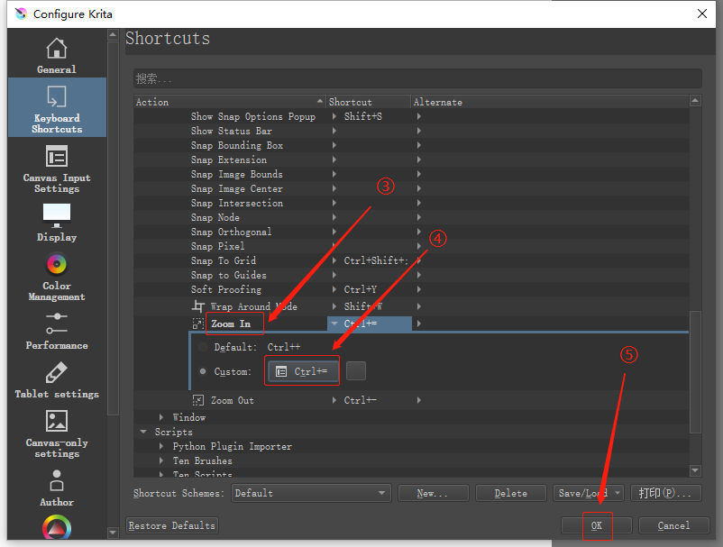 How Does Krita Use The canvas Zoom Button Parblo Support